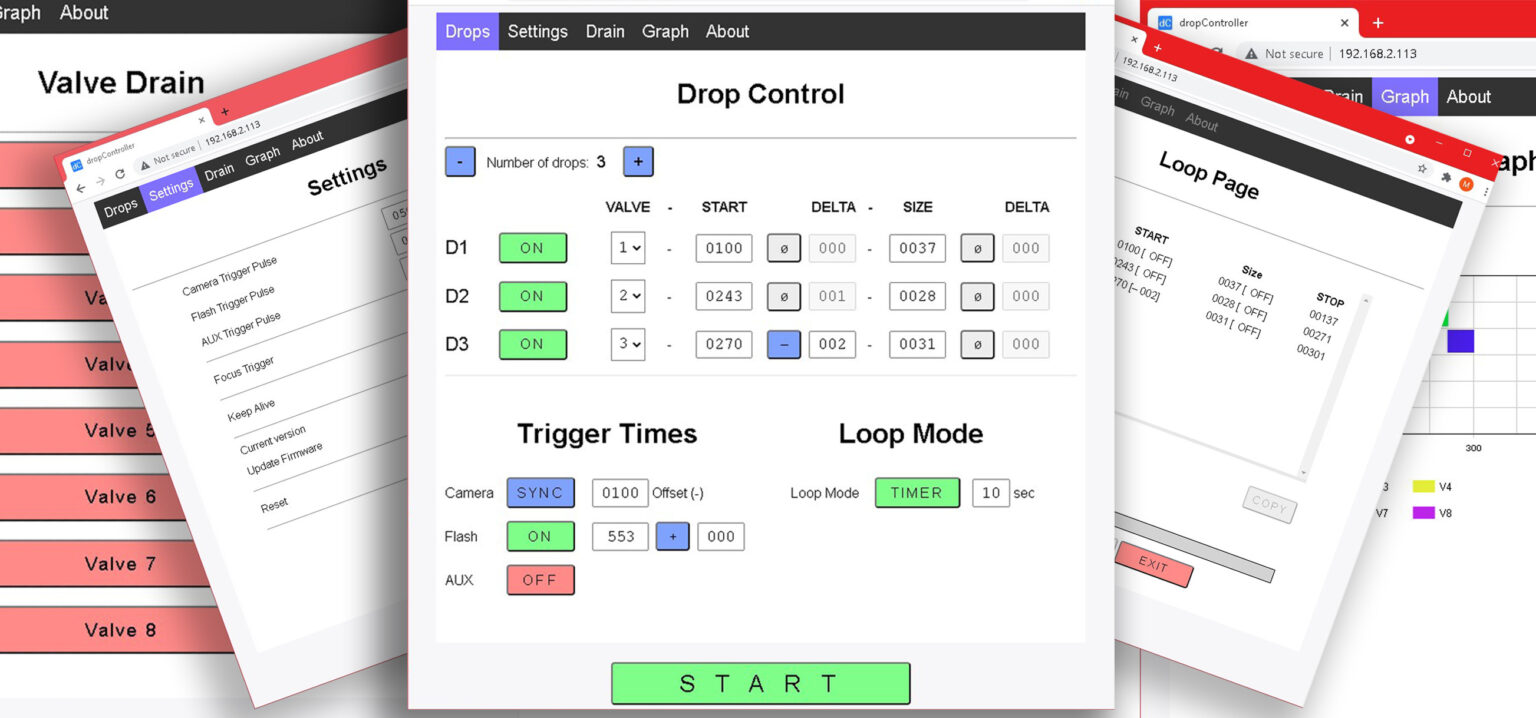 dropController | Water drop photography made easy