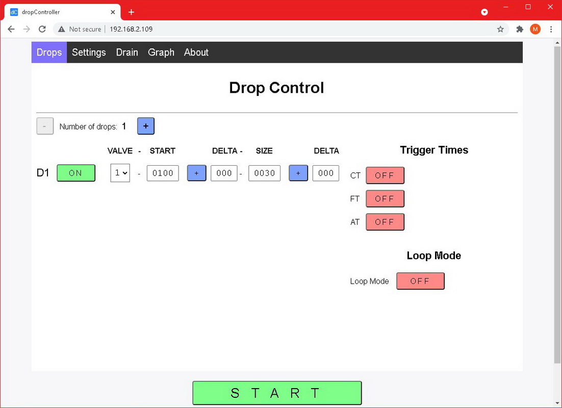 dropControllerV4: First Drops – dropController