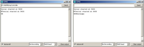 Setting up & checking a Bluetooth HC-06 Module – dropController