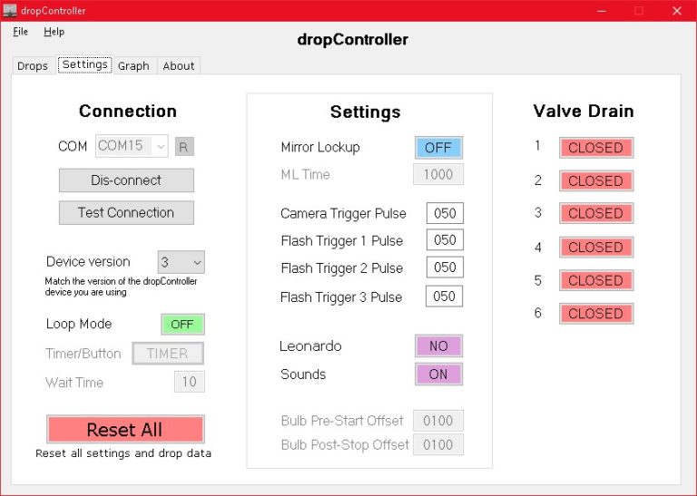 Windows App – dropController